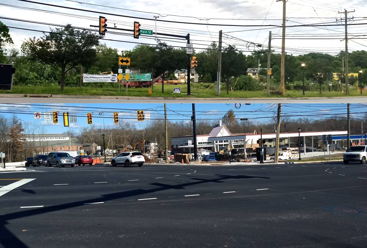 Realigned Collegeville Intersection Improves Local and Regional Traffic ...